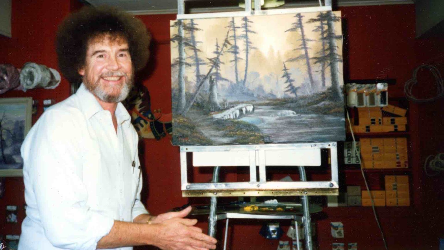 Subastarán 30 pinturas originales de Bob Ross para financiar la ...