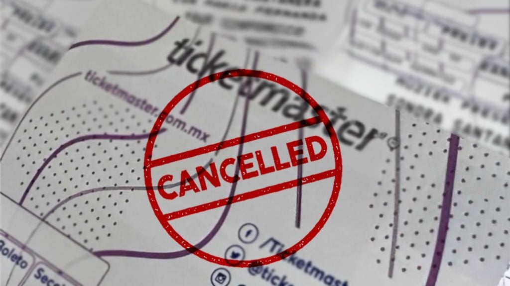 Sin avisar, Ticketmaster cambia términos para recoger boletos del ...
