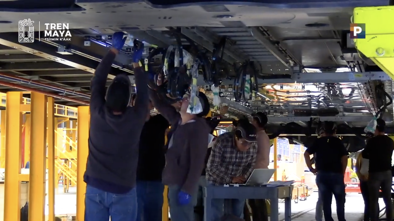Así toma forma el primer convoy del Tren Maya en planta de Alstom en ...