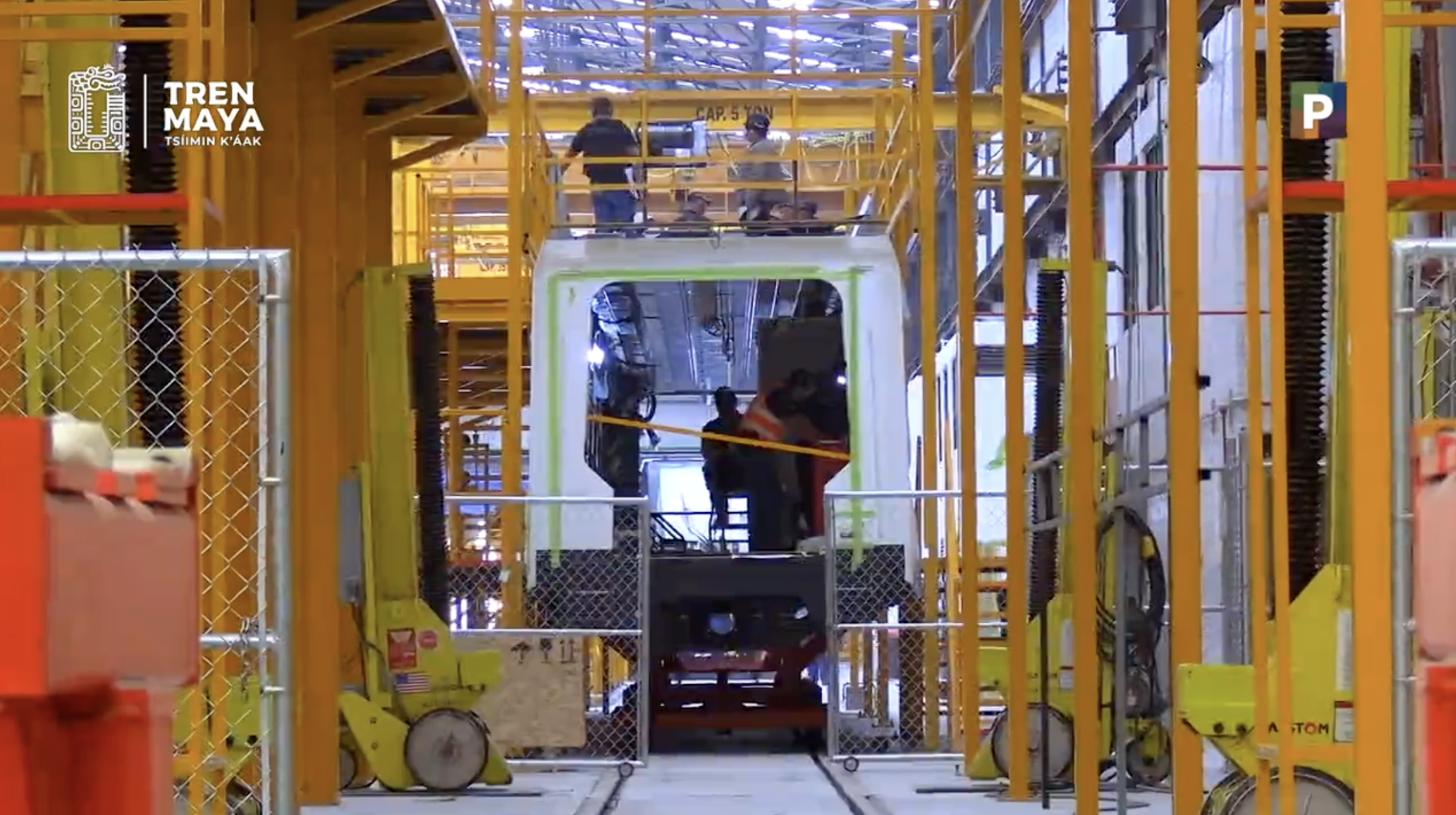 Así toma forma el primer convoy del Tren Maya en planta de Alstom en ...