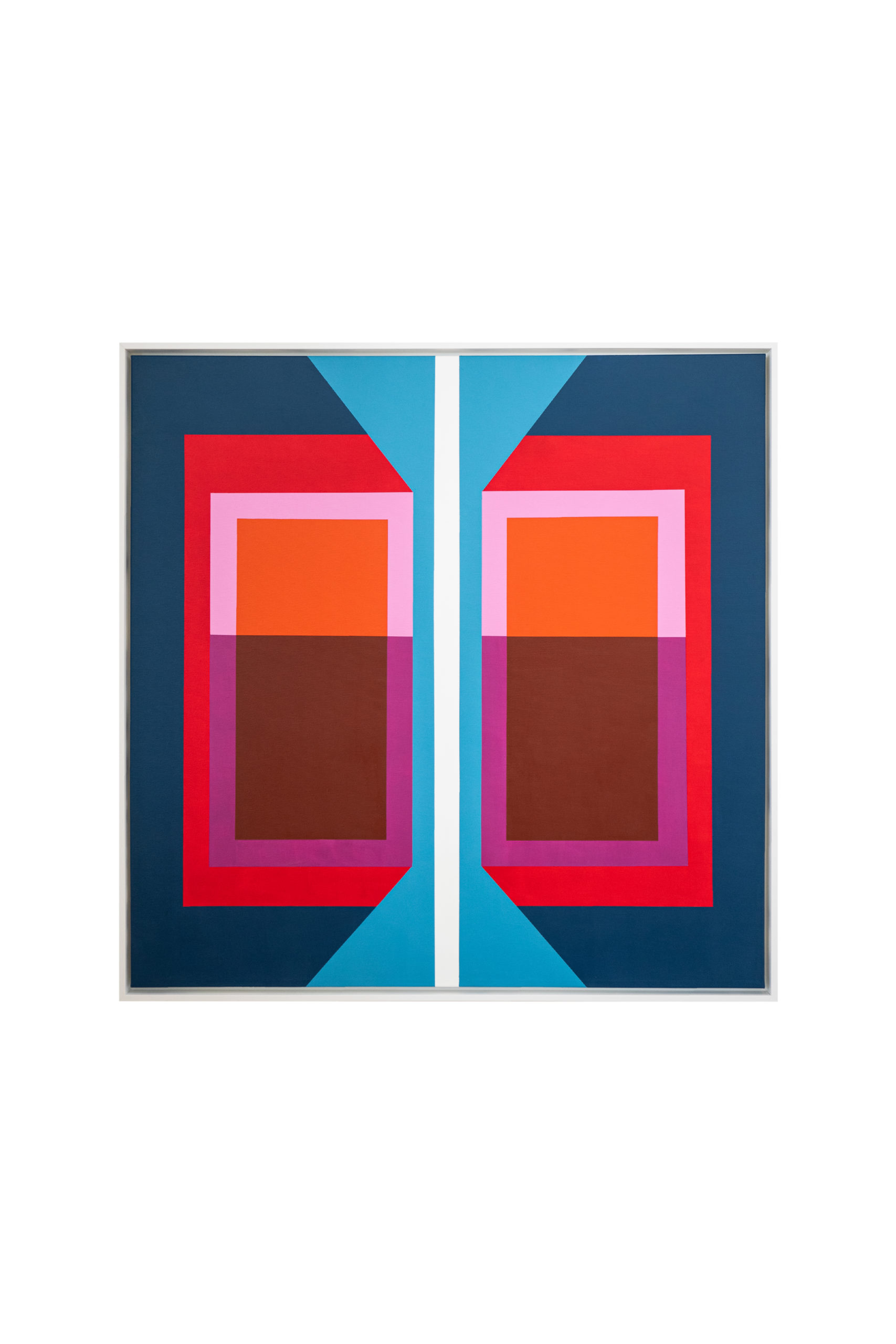 La geometría pictórica de Sandra Mazoy: la artista deslumbra con su ...