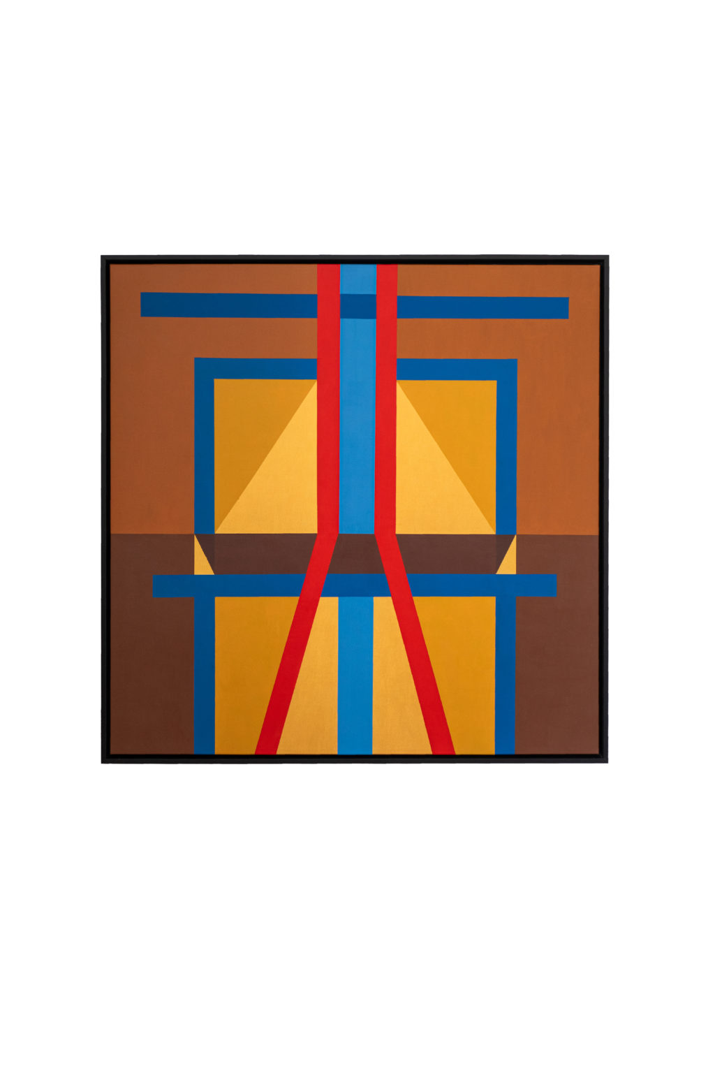 La geometría pictórica de Sandra Mazoy: la artista deslumbra con su ...