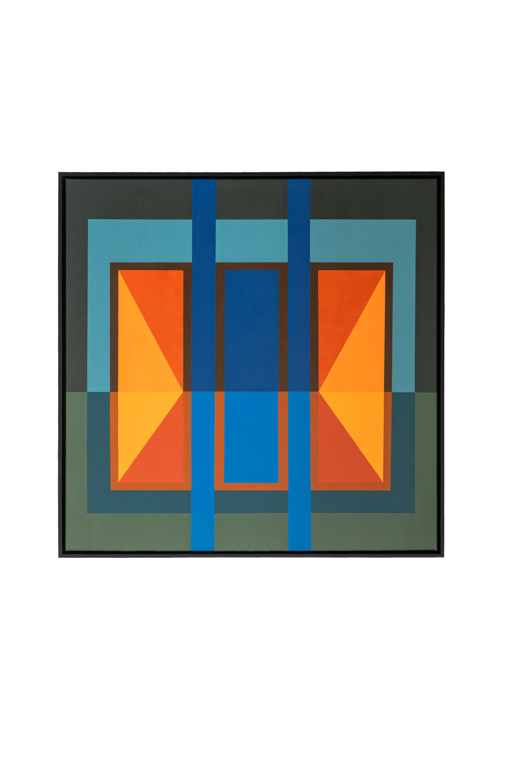 La geometría pictórica de Sandra Mazoy: la artista deslumbra con su ...