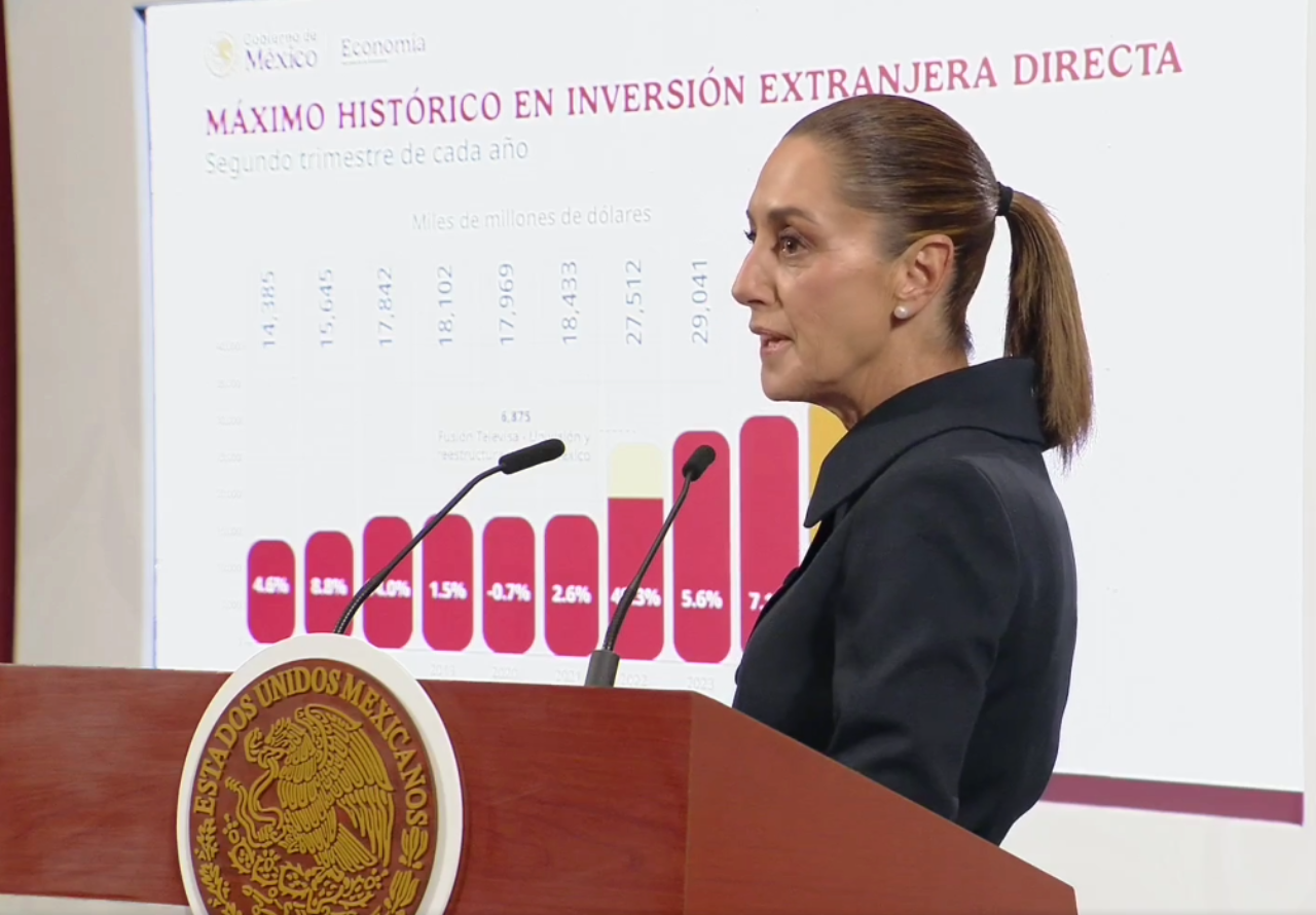 Sheinbaum destaca récord de inversión extranjera en México pese los ...